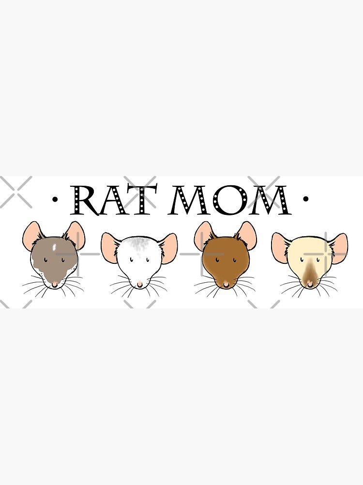 "Rat Mom" Poster by sillybadger | Redbubble