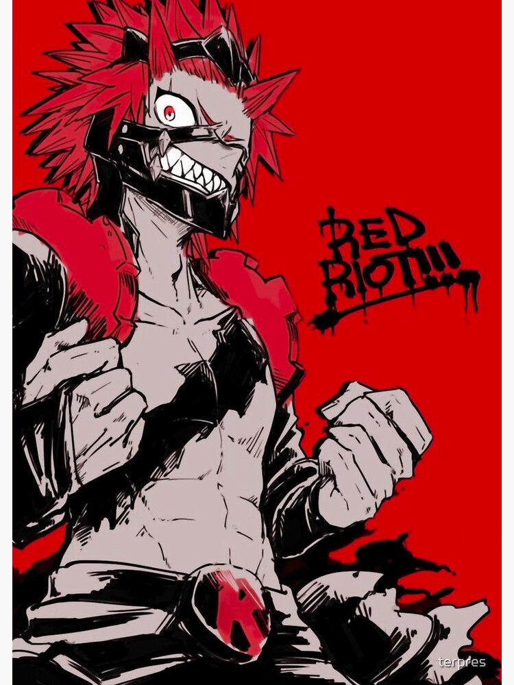 "Boku no Hero Academia Red Riot" Sticker by terpres | Redbubble