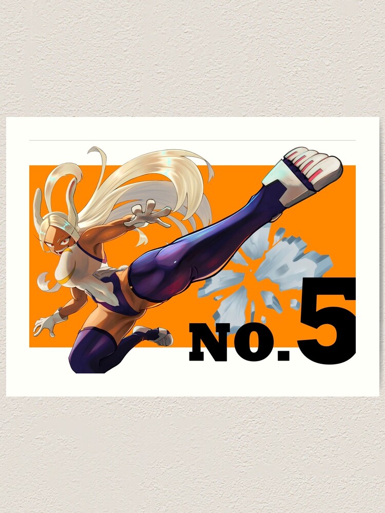 "My Hero Academia Mirko" Art Print by terpres | Redbubble