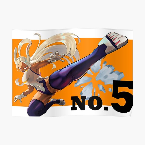 "My Hero Academia Mirko" Poster by terpres | Redbubble