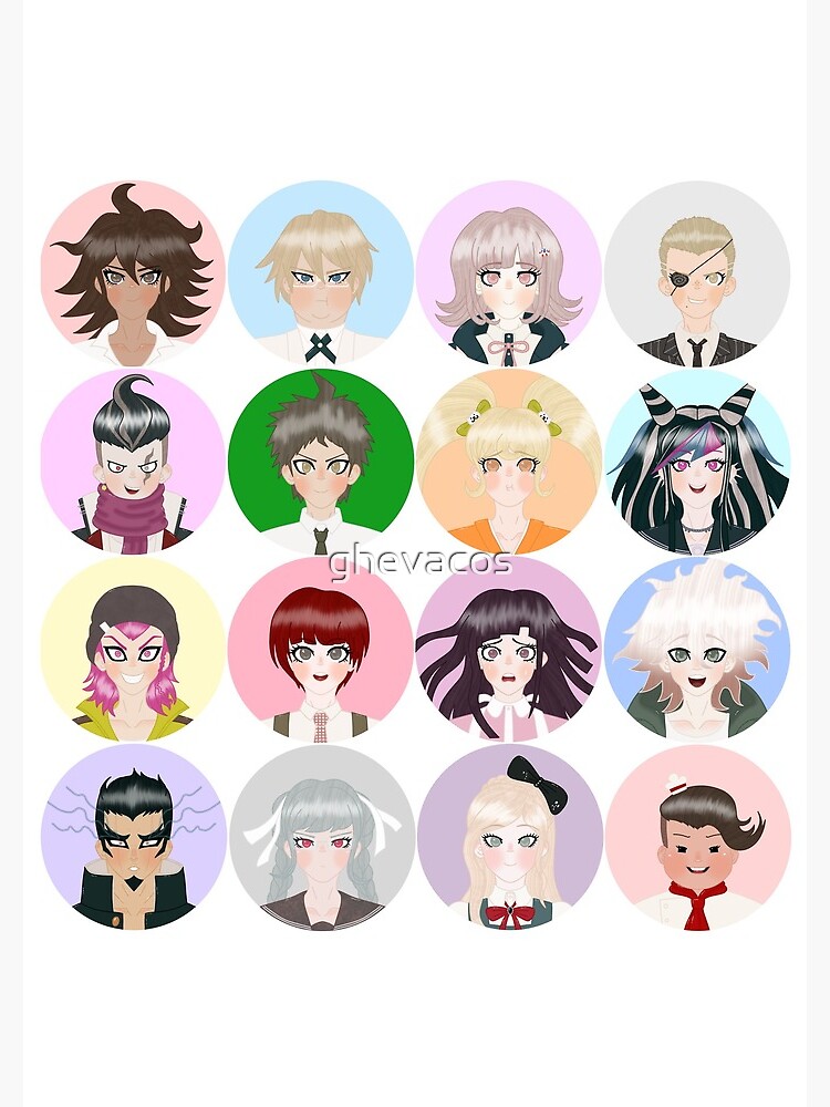 "Danganronpa 2: Goodbye Despair cast" Spiral Notebook by ghevacos ...