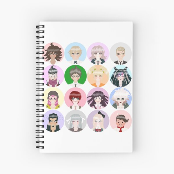 "Danganronpa 2: Goodbye Despair cast" Spiral Notebook by ghevacos ...