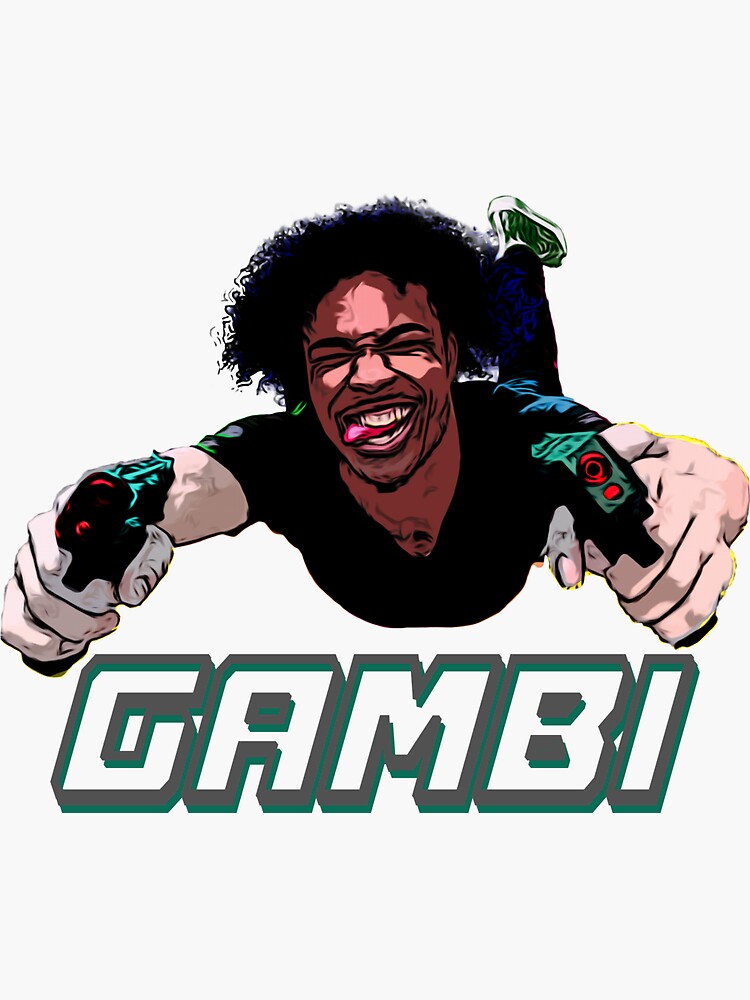 "Flying Gambi" Sticker for Sale by Luigibatista | Redbubble