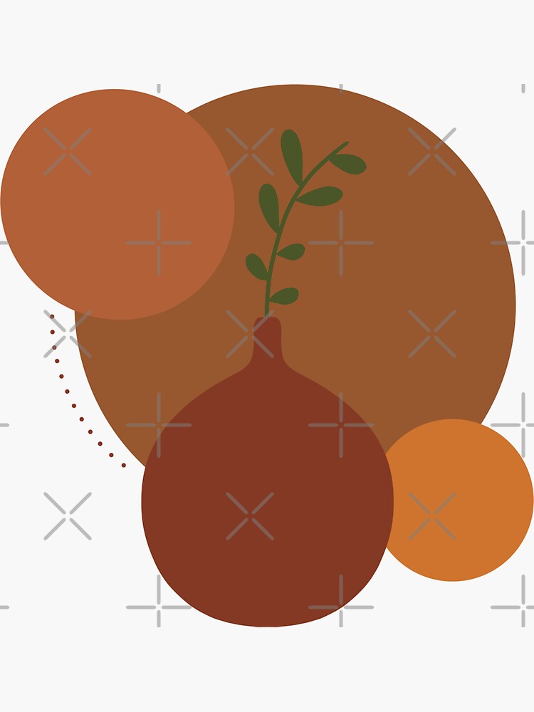 "Boho circle artwork " Sticker for Sale by Inspiredbydavie | Redbubble