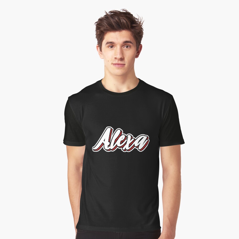 "Alexa first name - hand lettering design" Sticker by sulies | Redbubble