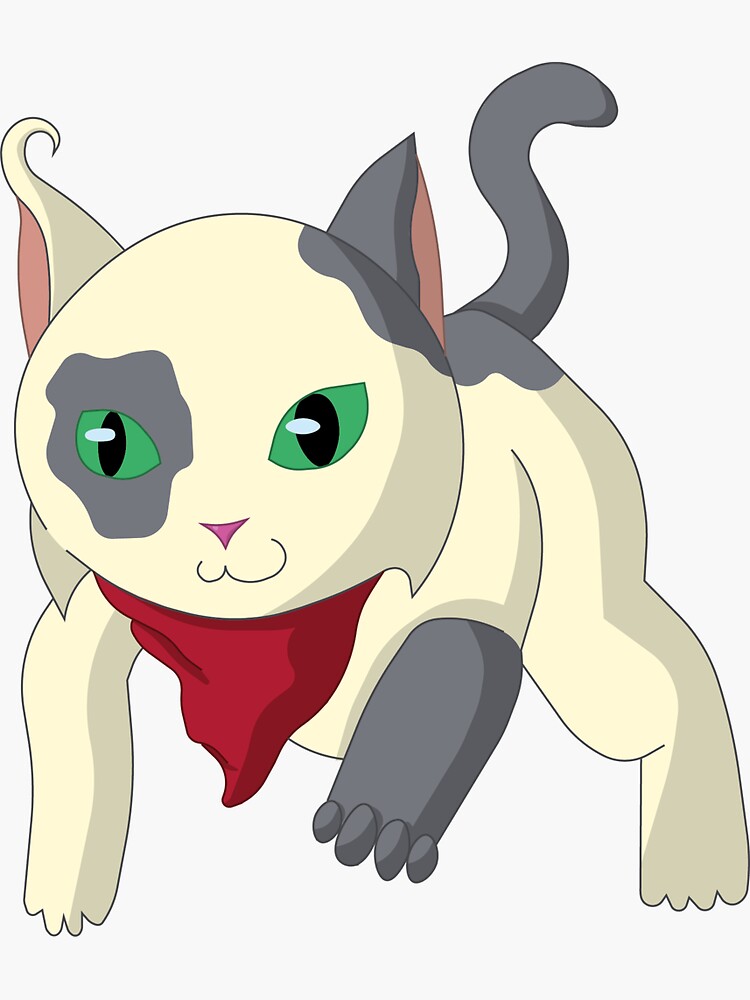 "Lexie the cute kitten" Sticker for Sale by MitchokaArt | Redbubble