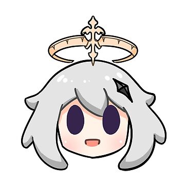 "Genshin Impact Paimon chibi head" Poster for Sale by Morcawork | Redbubble