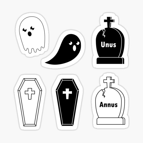 "Unus Annus sticker pack" Sticker for Sale by Mandy-Kuijper | Redbubble