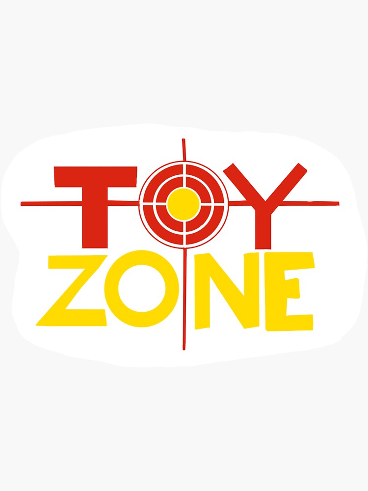 "Toy Zone Logo" Sticker by ParkerPsArt | Redbubble