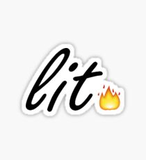 Lit: Stickers | Redbubble