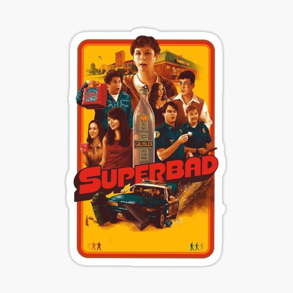 Superbad Stickers | Redbubble