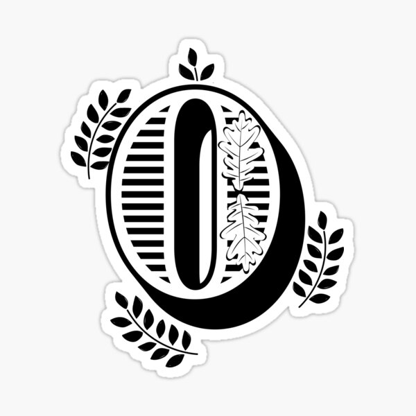 "Letter O | Lettering | Letters | Alphabet" Sticker for Sale by ...