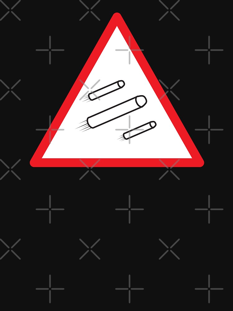 "Warning Sign Nerf Bullets Flying - Caution Nerf war - Black and white ...