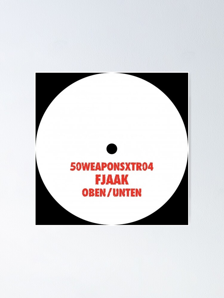 "FJAAK Album Cover" Poster by Ceadanhogan | Redbubble