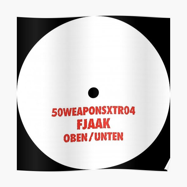 "FJAAK Album Cover" Poster by Ceadanhogan | Redbubble