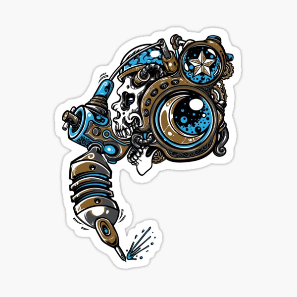 "Tats Mechanical" Sticker for Sale by JovzApo | Redbubble