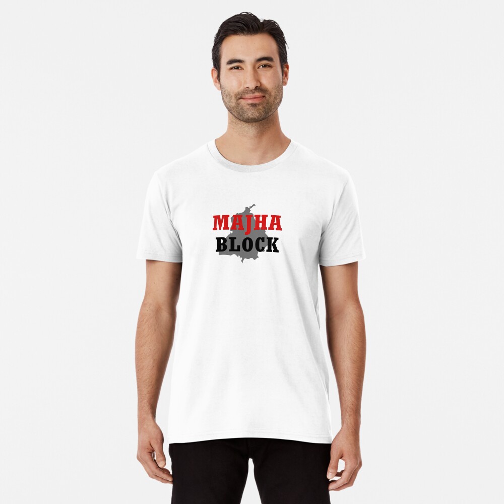"Majha Block " Sticker for Sale by inderpreetz | Redbubble