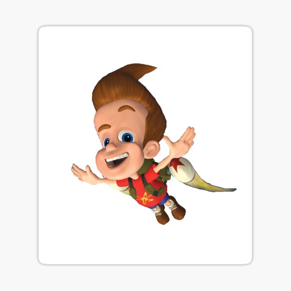 "Jimmy Neutron" Sticker for Sale by NowAndForever | Redbubble
