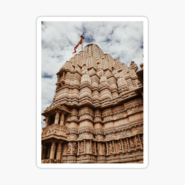 "Indian Temple!" Sticker for Sale by Shrez | Redbubble