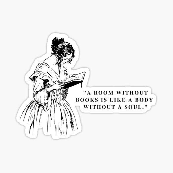 "Book Addict Quote " Sticker by CrescntDesigns | Redbubble
