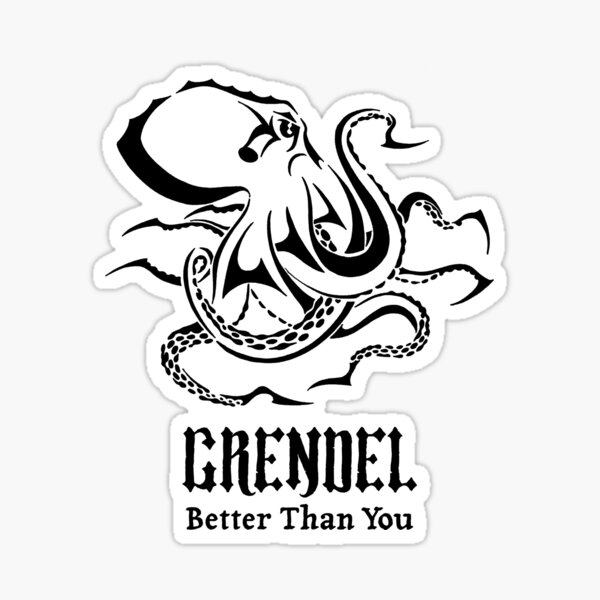 "Grendel" Sticker by ProfoundDec | Redbubble