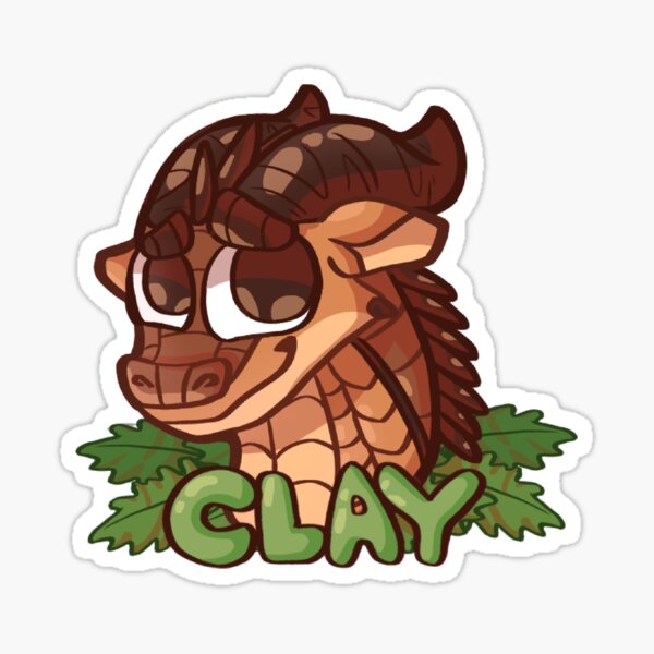 "Clay" Sticker for Sale by mmsnow | Redbubble