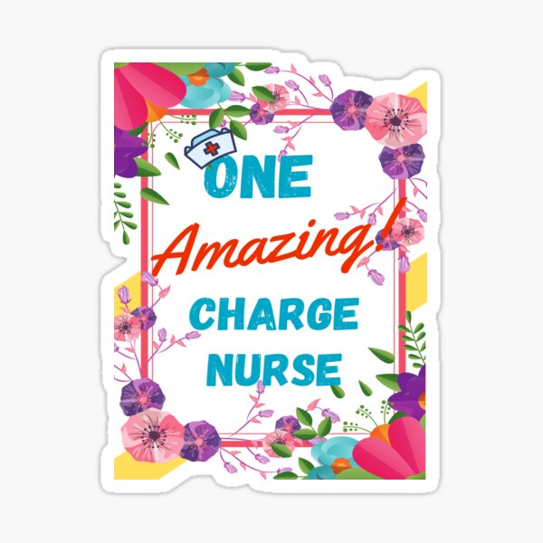 Charge Nurse Stickers | Redbubble