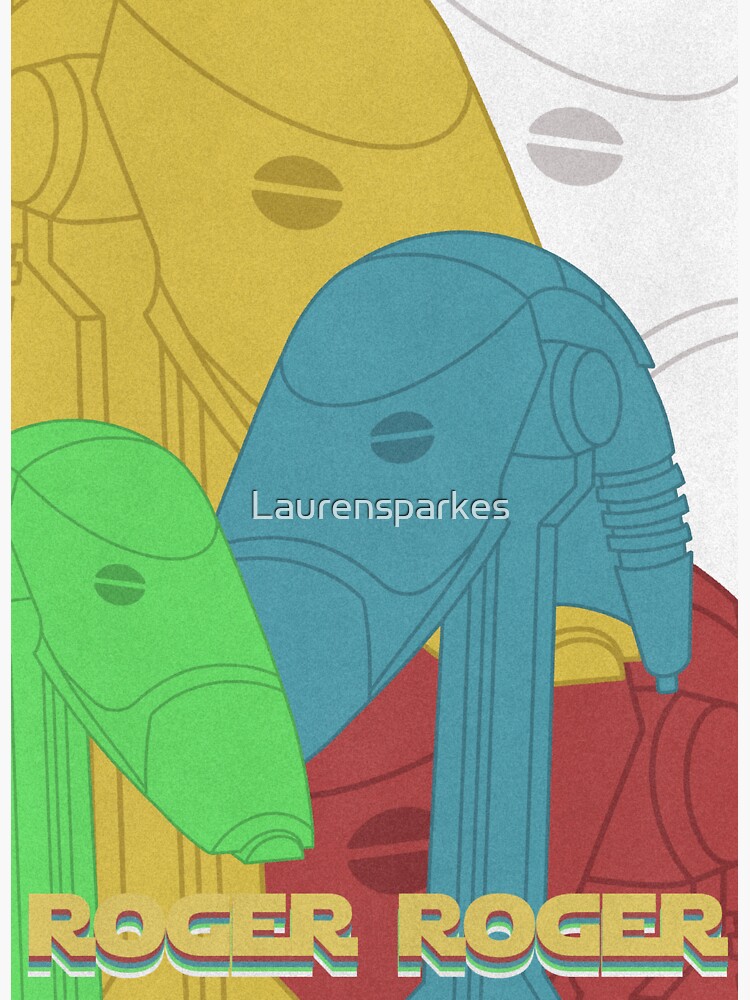 "ROGER ROGER" Sticker for Sale by Laurensparkes | Redbubble