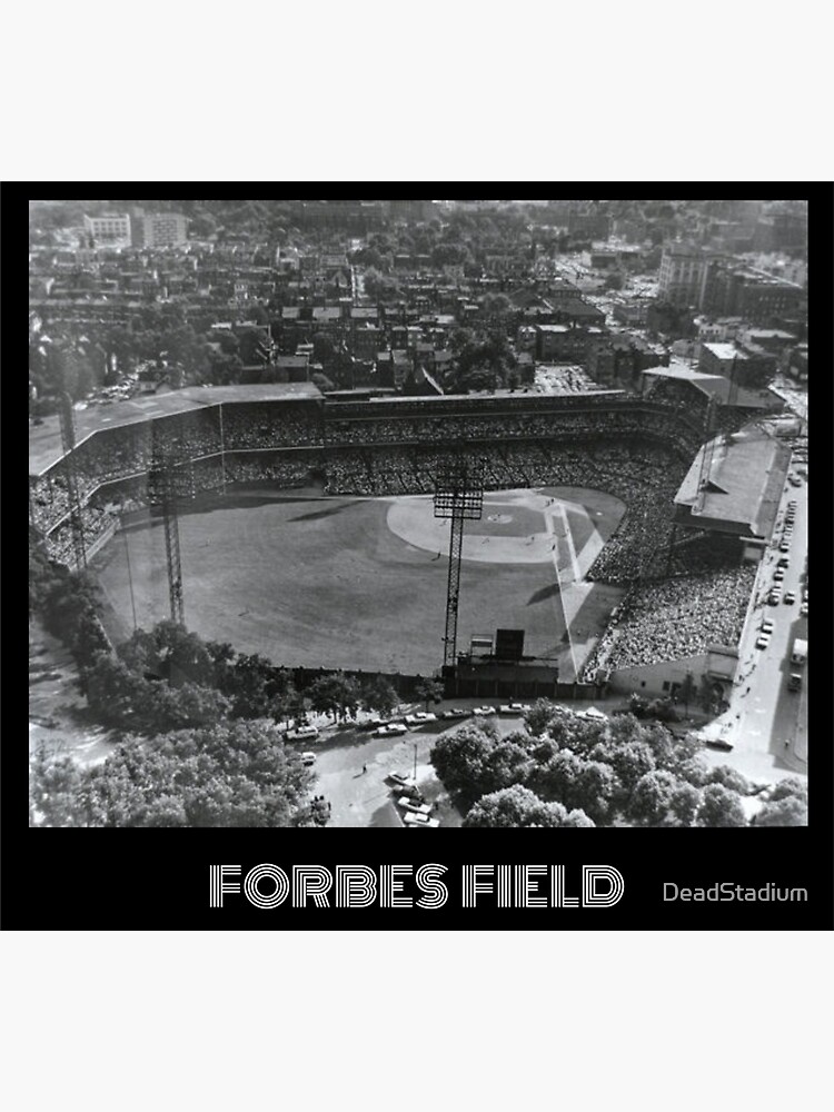 "Forbes Field- Pirates Black" Sticker for Sale by DeadStadium | Redbubble