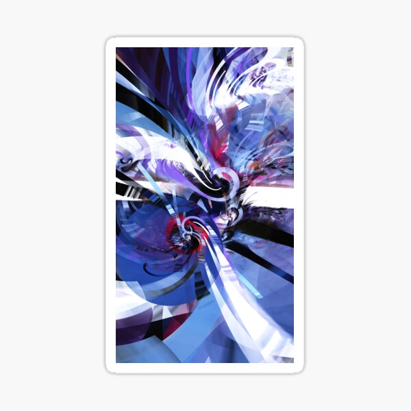 "Tsunami Ink" Sticker for Sale by technochroma | Redbubble