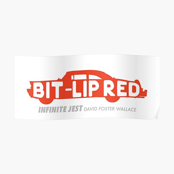 "Bit-lip red" Poster by Square-Jane | Redbubble