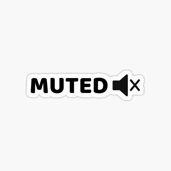 "Funny mute design | Homeschooling" Sticker for Sale by BubbleHeads ...