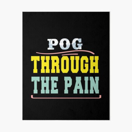 "pog through the pain - tommyinnit" Art Board Print by MR20 | Redbubble