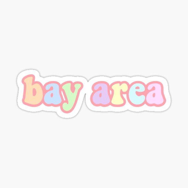 "Bay Area" Sticker by art-by-mel | Redbubble