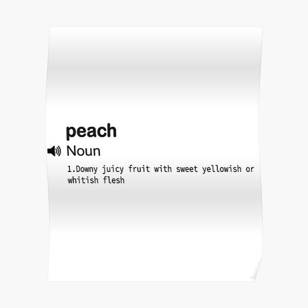 "funny definitions fruit: Peach definition/ for students/ teacher ...
