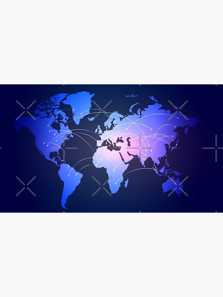 4K Global Network Connection World Map | HD Global Network Connection ...