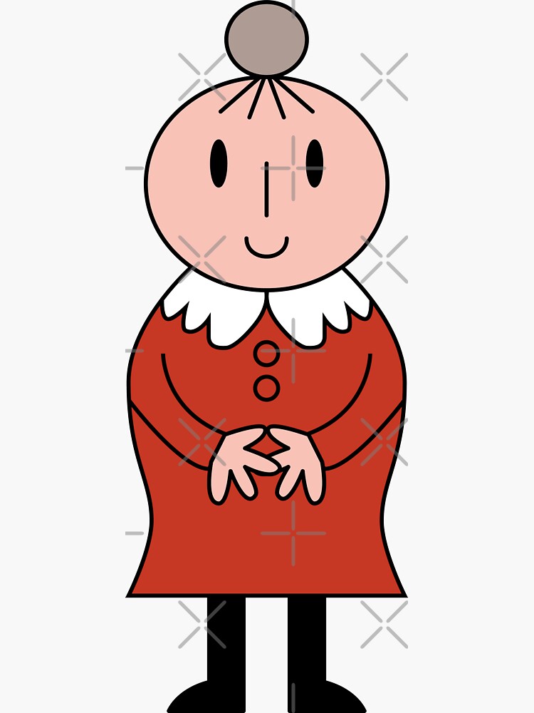 "beebthings Aunt Flo" Sticker for Sale by beebthings | Redbubble