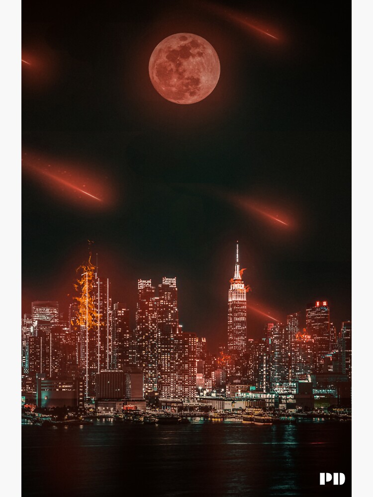 "Meteor Shower" Sticker by PhotoshopDesign | Redbubble