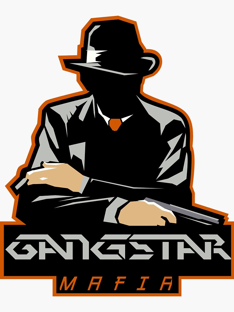 "Ganstar Mafia" Sticker by Adidys | Redbubble