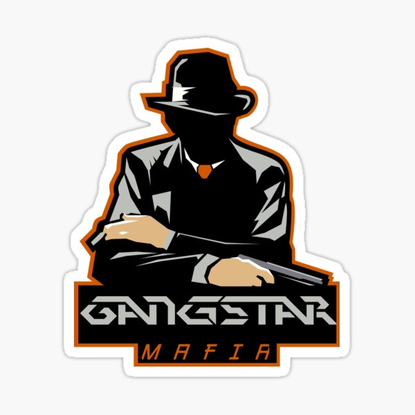 "Ganstar Mafia" Sticker by Adidys | Redbubble