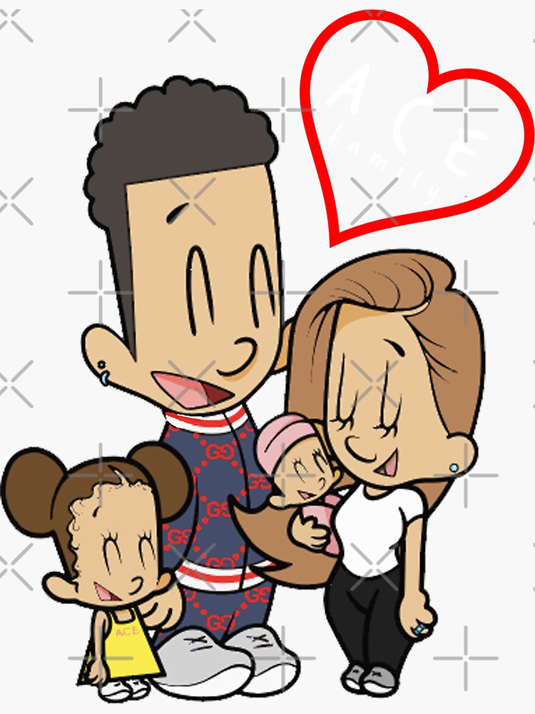 " ace family merch " Sticker for Sale by ibrahmosama | Redbubble