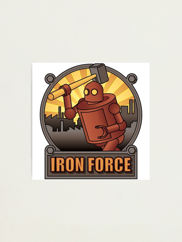 "Iron Force Logo" Photographic Print for Sale by IronForce | Redbubble