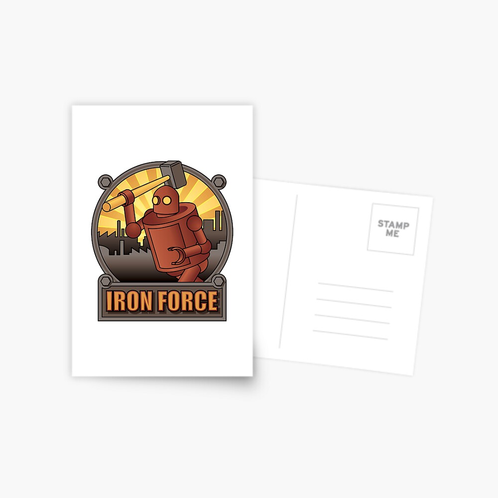 "Iron Force Logo" Postcard for Sale by IronForce | Redbubble
