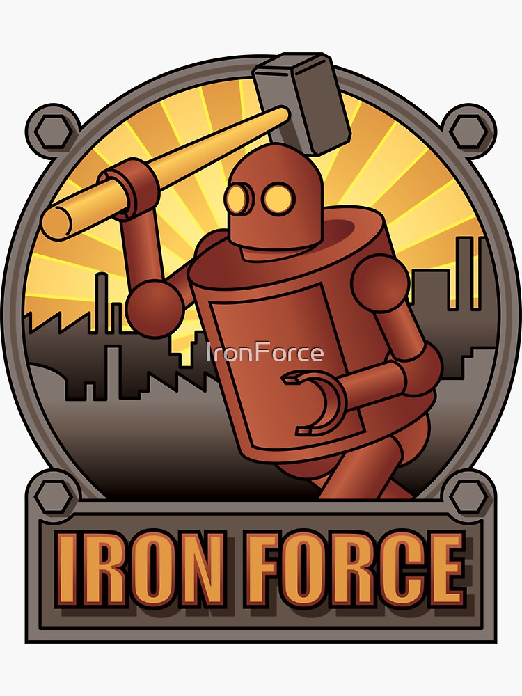 "Iron Force Logo" Sticker for Sale by IronForce | Redbubble