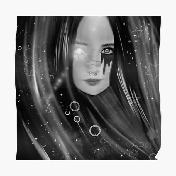 "The light – Realism portraits, Goth, fine art, Grayscale aesthetic ...
