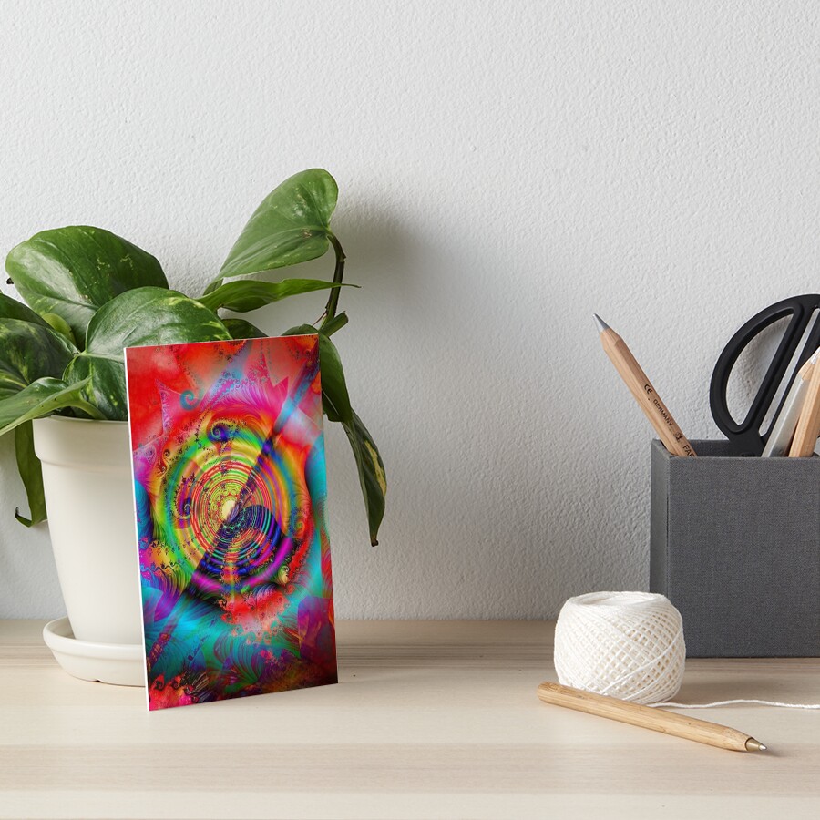 "Fractal Digital Art Boho Design" Art Board Print by Kenen | Redbubble