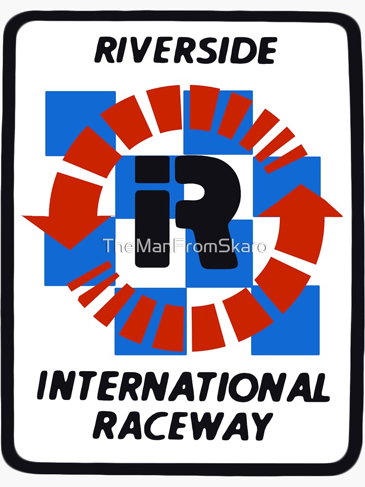 "Riverside International Raceway" Sticker for Sale by TheManFromSkaro ...