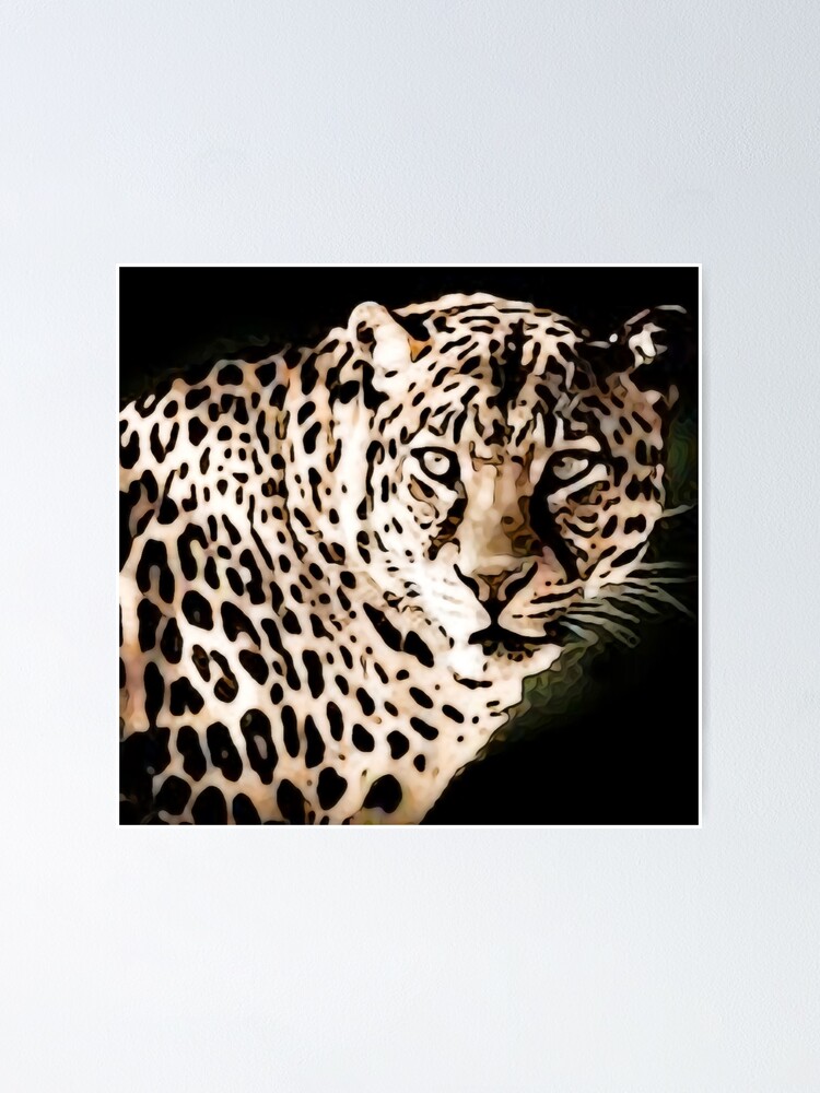 "Magical cheetah" Poster for Sale by Olegovna | Redbubble