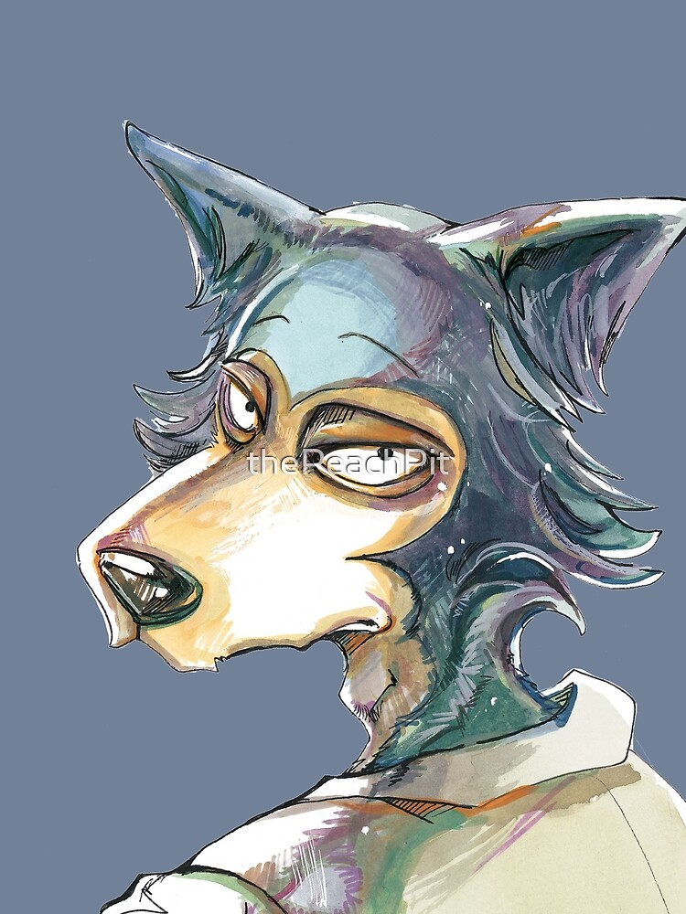 Camiseta gráfica for Sale con la obra «Beastars Legoshi Head» de ...