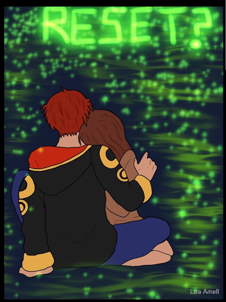 "Reset?" Sticker by BenedictedLady | Redbubble